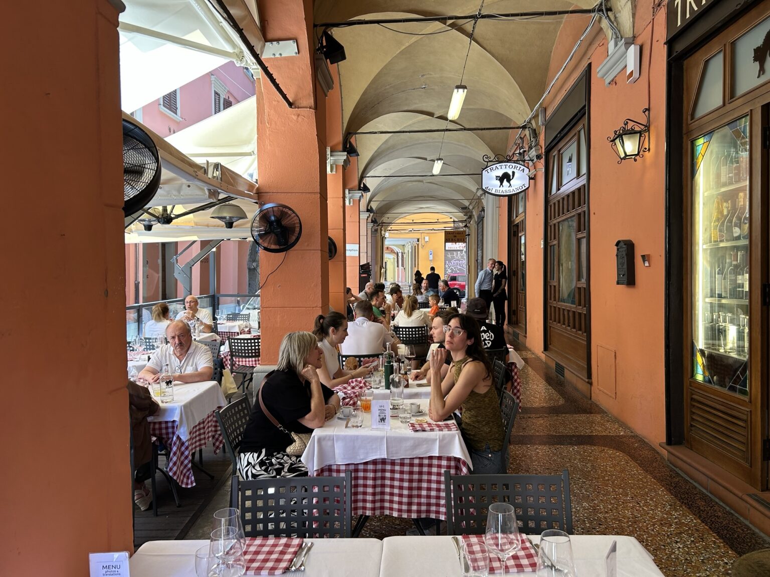 Trattoria dal Biassanot Bologna Review — Dining Beside the Canal
